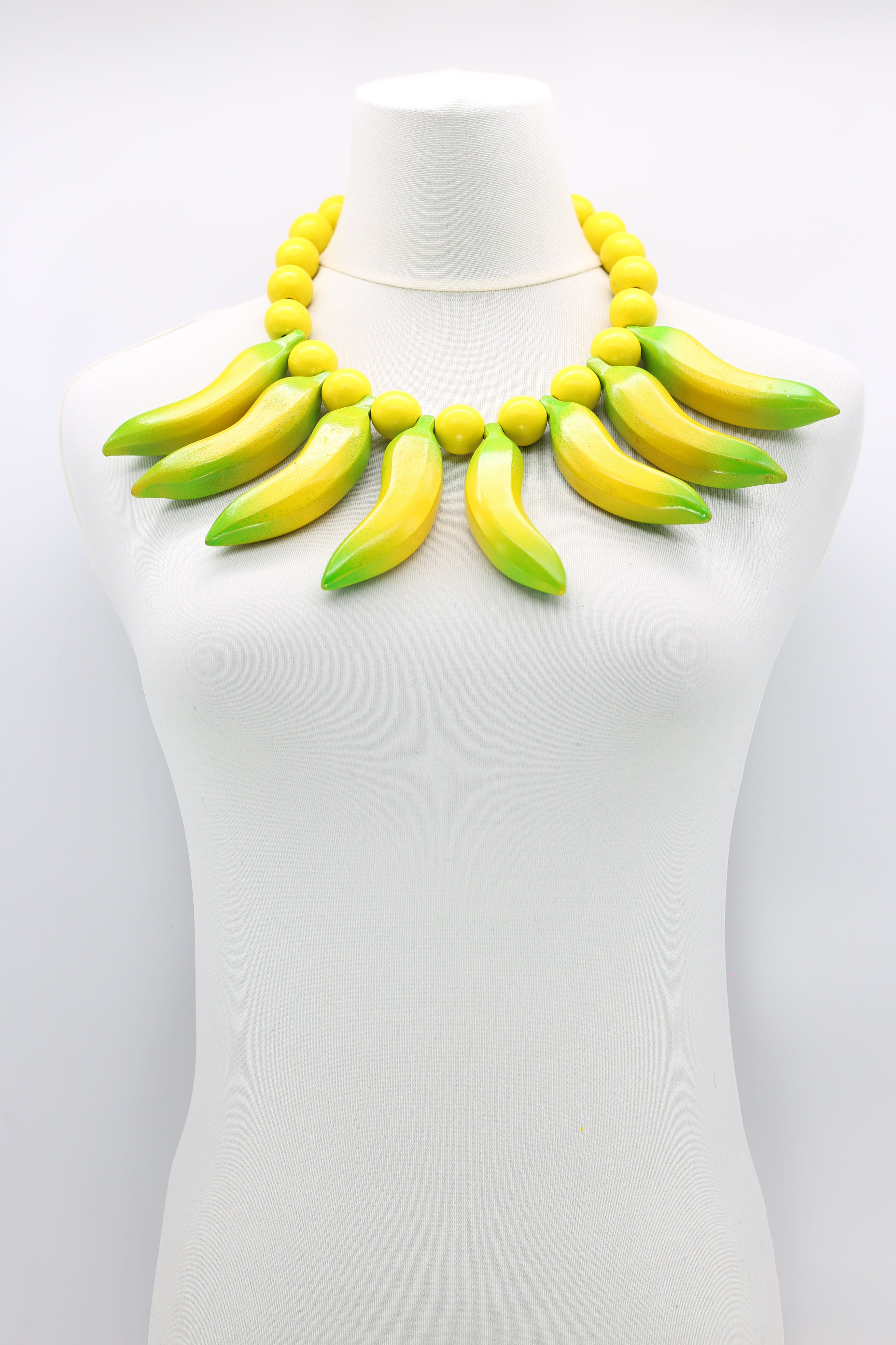 Hand Crafted Banana Necklace From Recycled Wood - Small – Jianhui London