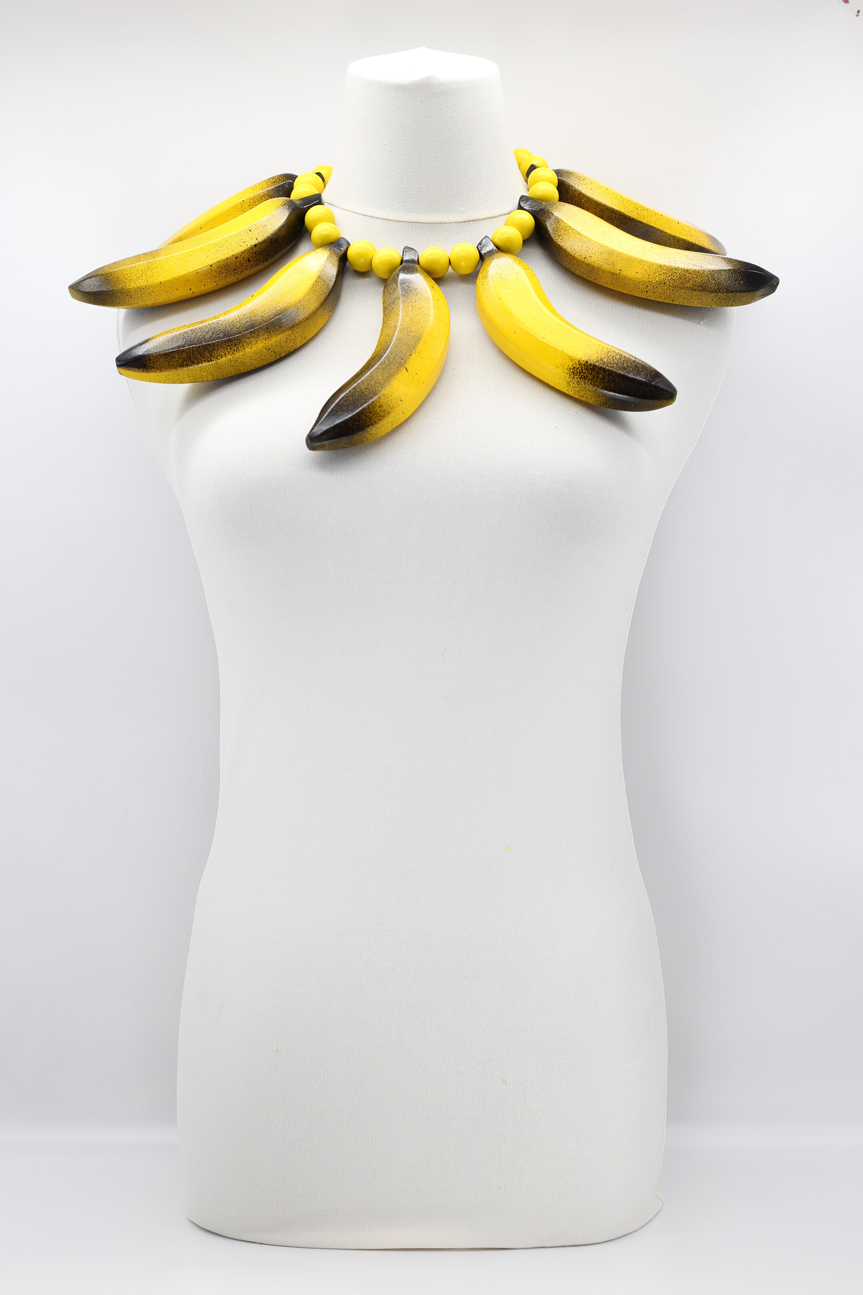 Hand Crafted Banana Necklace From Recycled Wood – Jianhui London